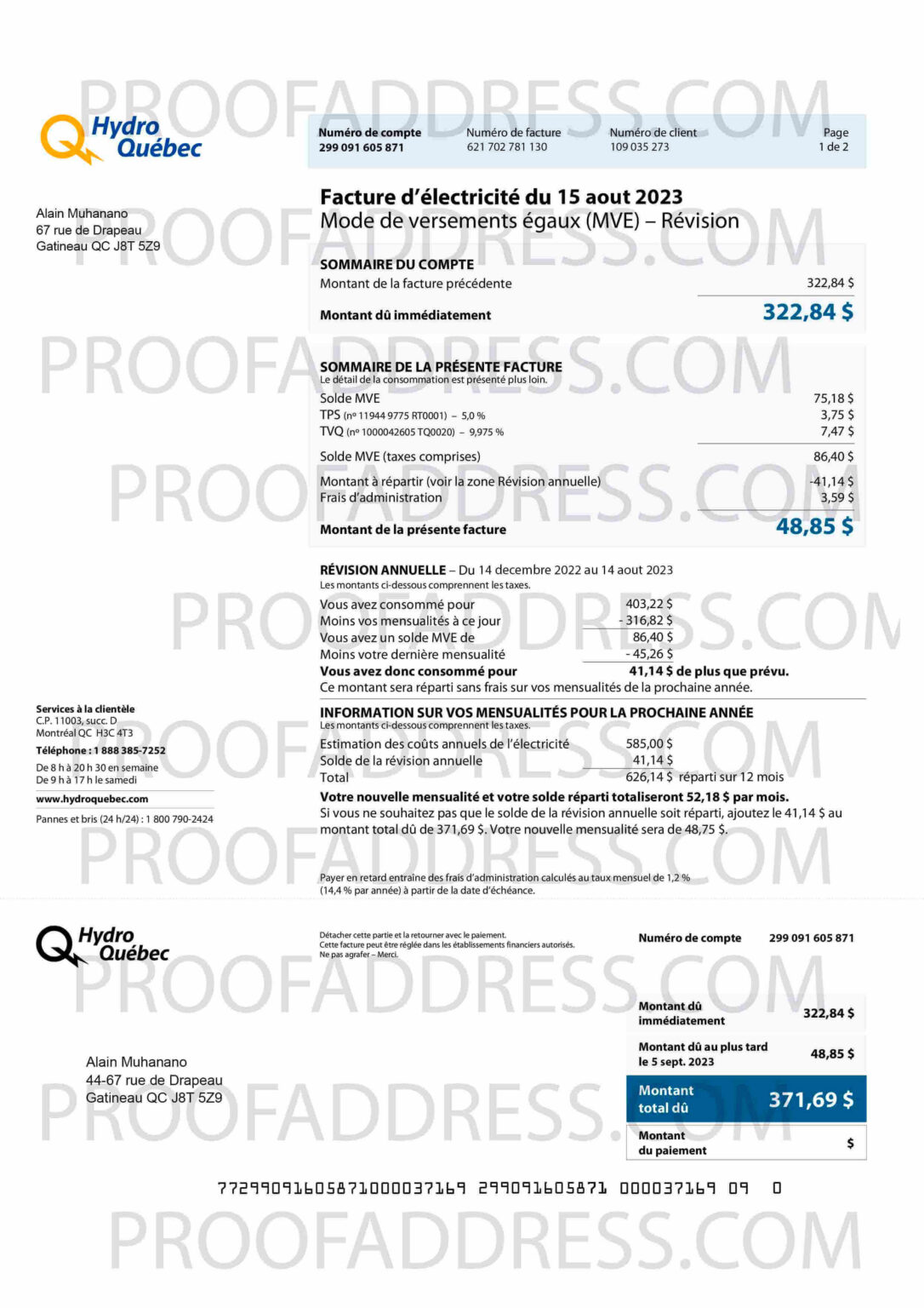 Order Editing utility bill hydro quebec Instant Delivery Custom info